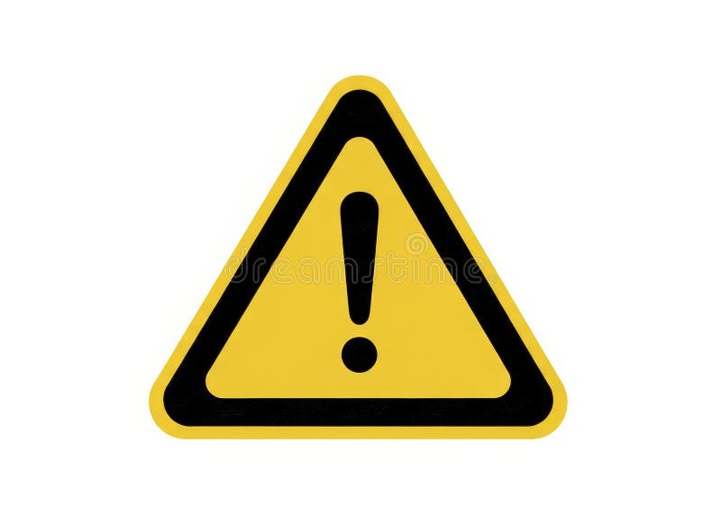Yellow Black Triangular Warning Sign Stock Illustrations – 2,151 Yellow ...