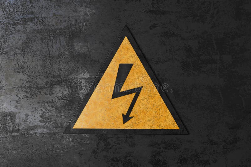 Yellow Triangular Warning Sign Featuring a Bold Black Exclamation Mark ...