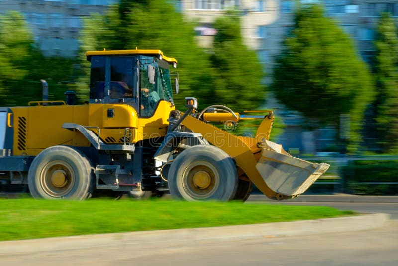 Yellow truck stock photo. Image of loader, gravel, excavator - 57600034