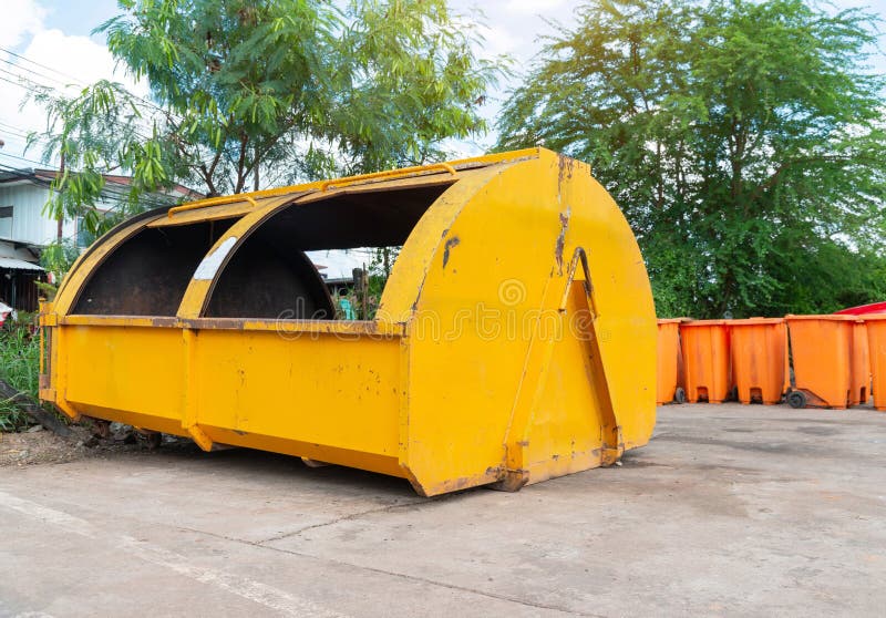 Temporary Garbage Collection Tank in Manokwari - West Papua Stock Photo ...
