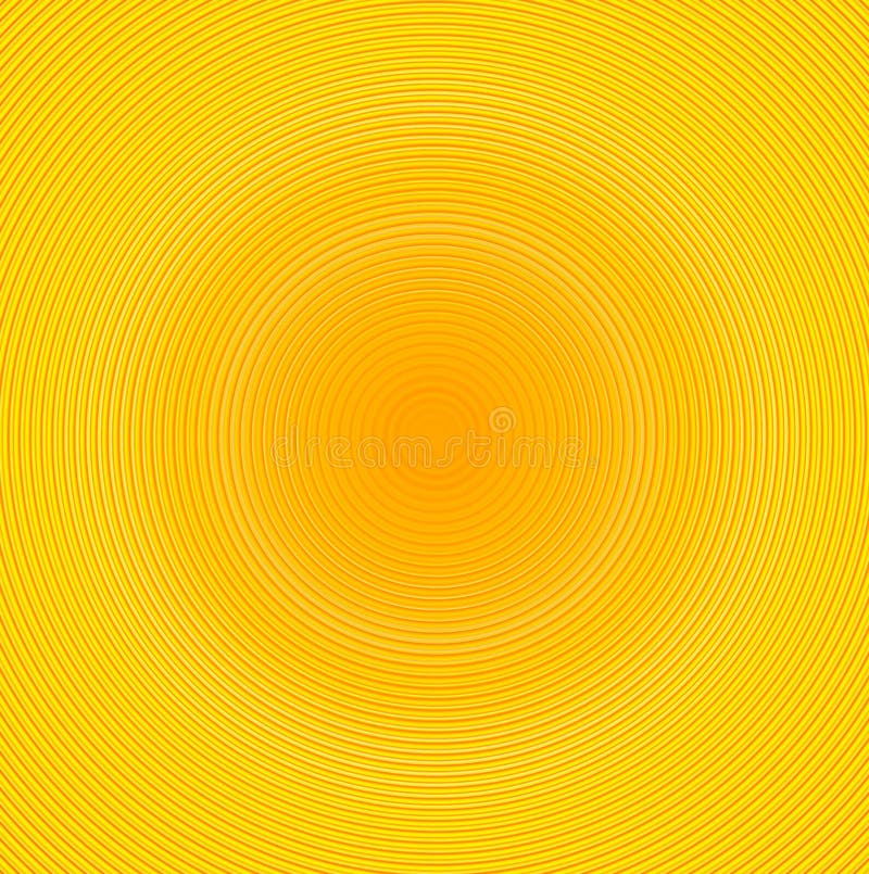 Yellow twirl circular wave stock illustration. Illustration of motion ...