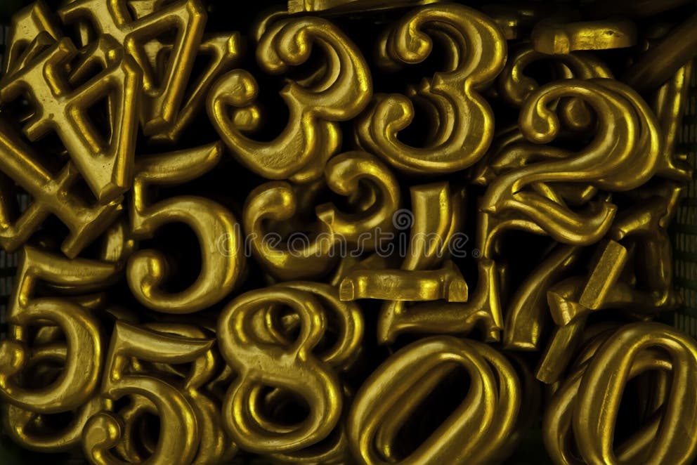 The yellow Typing number stock photo. Image of grain - 22778552