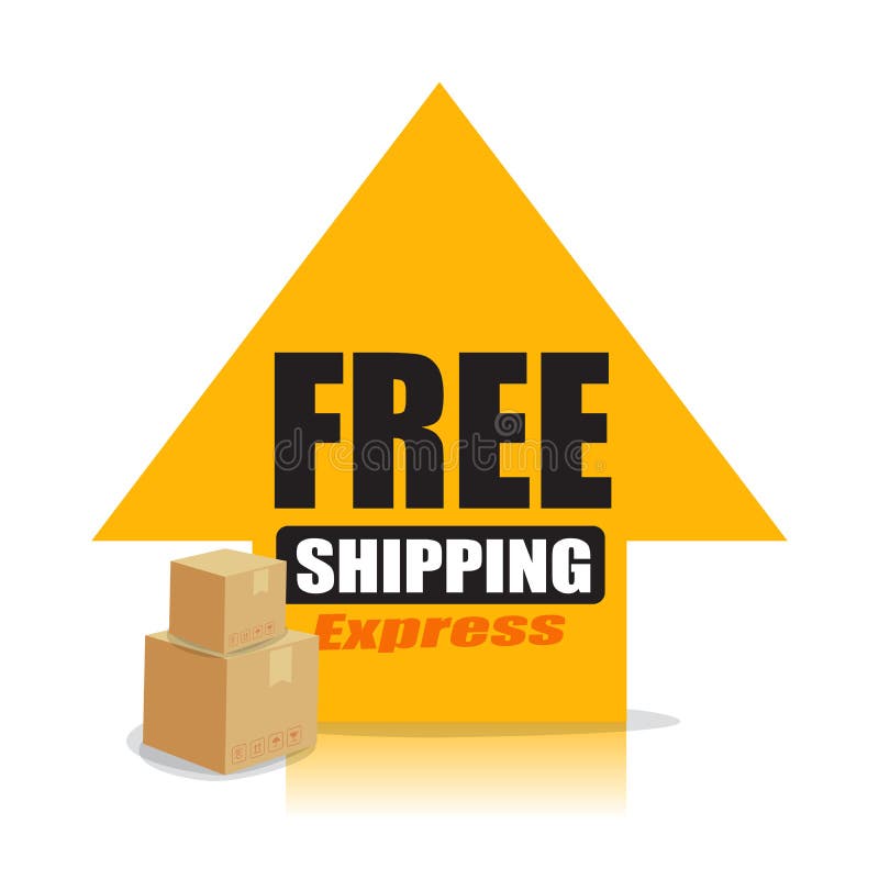 Arrow Symbol with Drop Shadow Stock Vector - Illustration of design ...