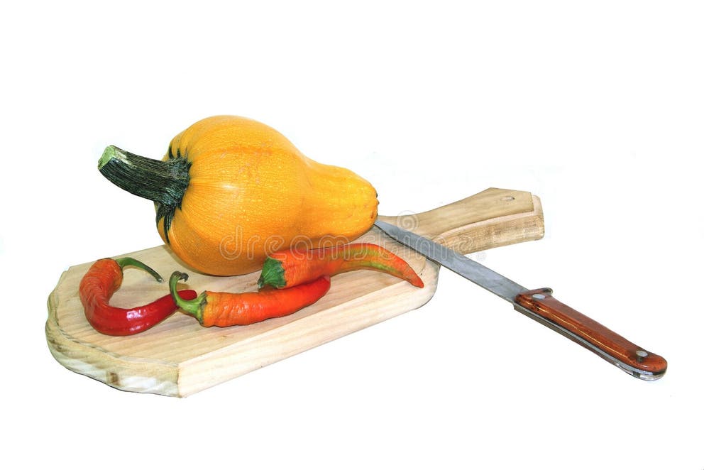 Yellow vegetable marrow. stock image. Image of plant - 25762953