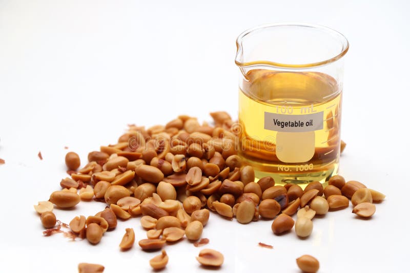 Yellow Vegetable Oil Extracted from Natural Raw Material Stock Photo ...
