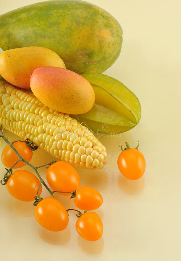 Yellow vegetables stock image. Image of fresh, food, energy - 8460755