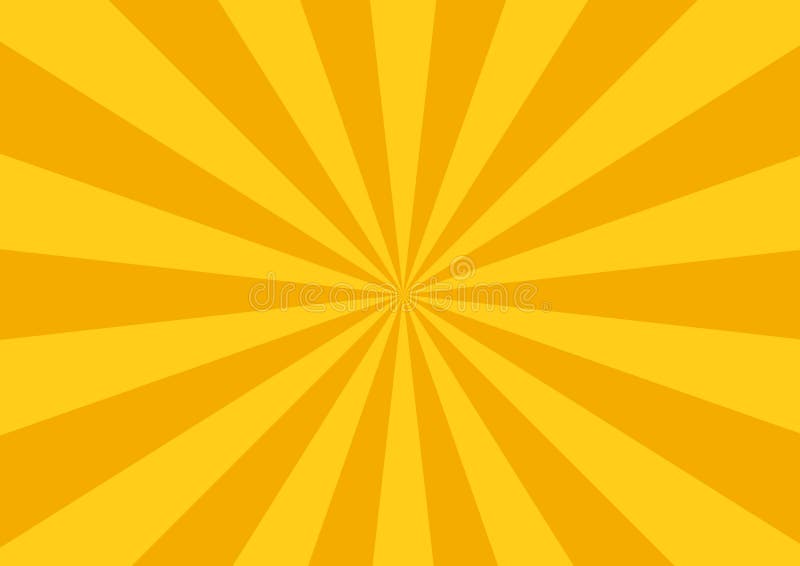Yellow Ray Background. Vector Illustration Stock Vector - Illustration ...