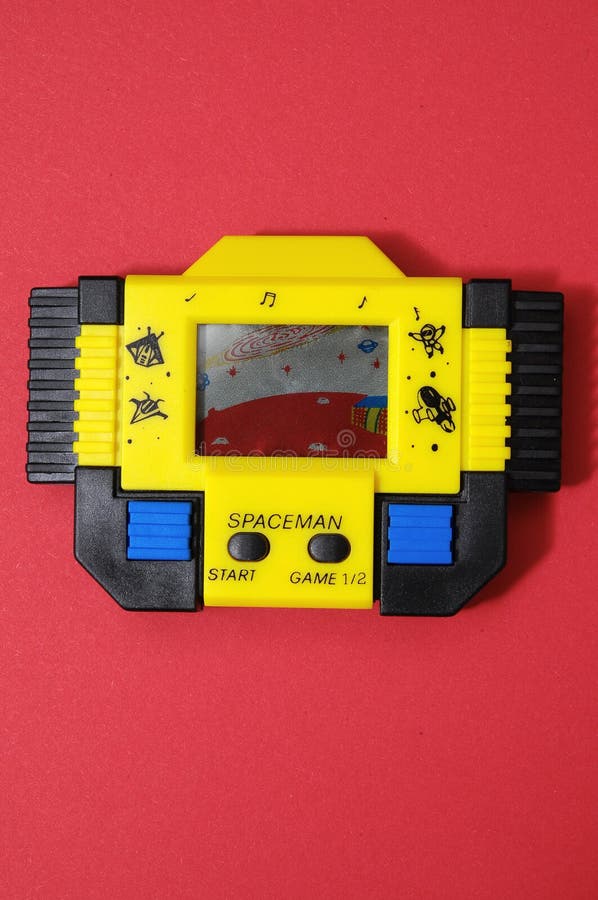Yellow Vintage Videogame stock image. Image of retro - 37994715