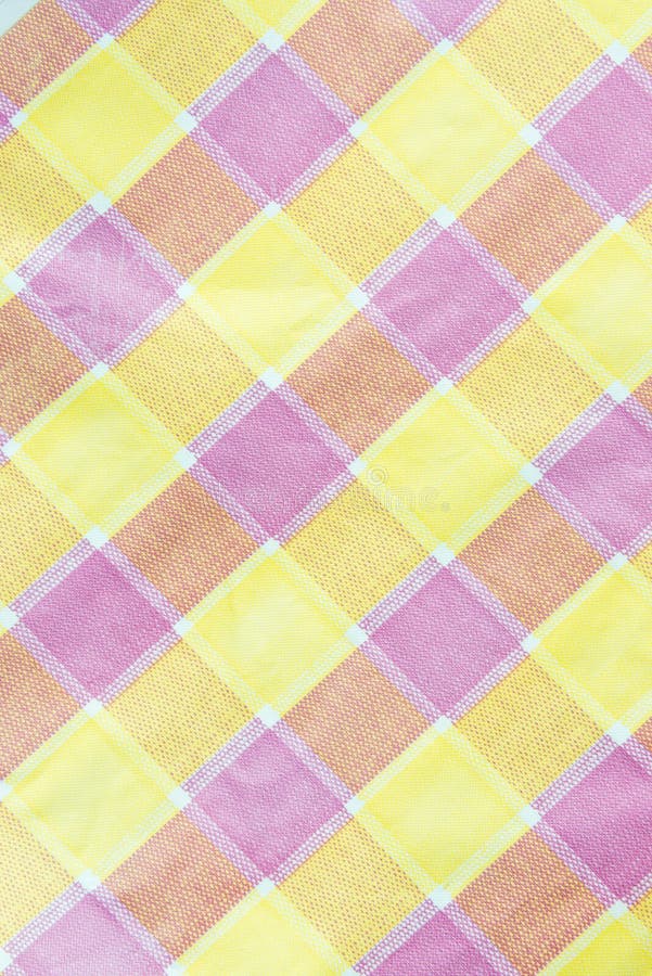 Yellow Checkered Background