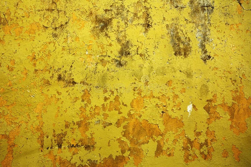 Yellow wall stock image. Image of color, rough, architecture - 4098707