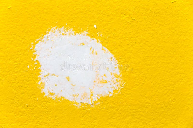 Spackle Over a Hole in a Wall Stock Image - Image of filler, repair ...