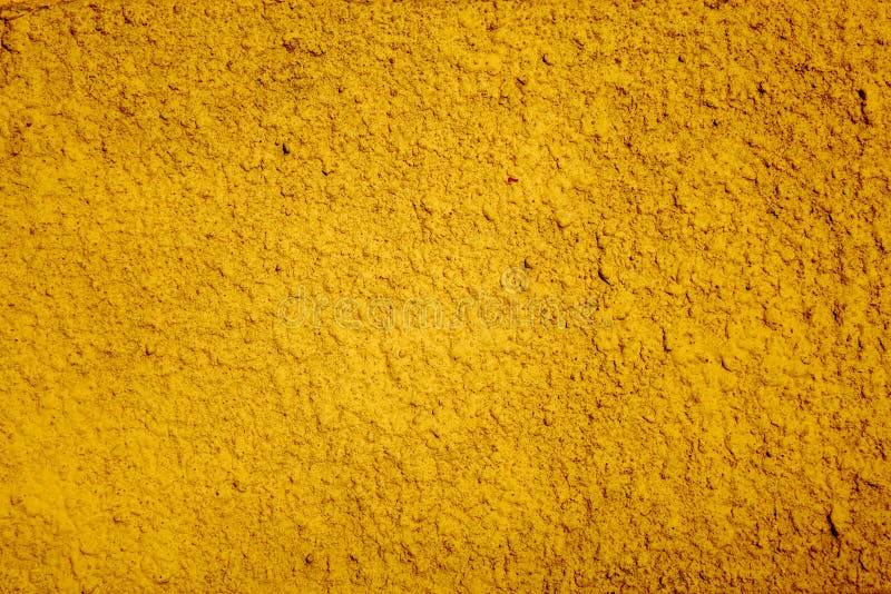 Yellow Wall Plaster Textured Finish. Bright Color Paint Background on ...