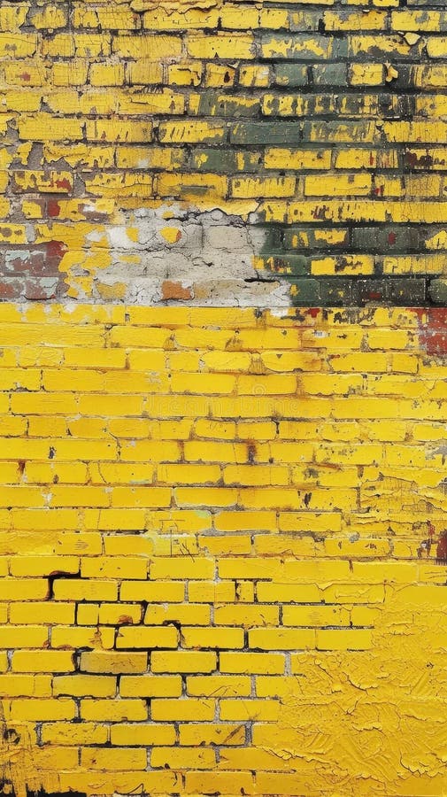 The Yellow Wall S Extensive Cracking and Peeling Reveal a Rich Tapestry ...