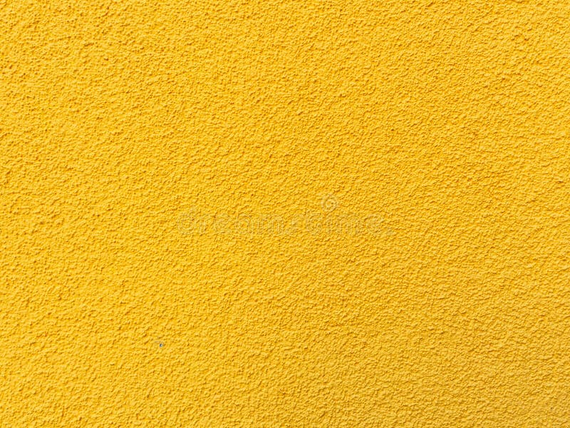 Yellow Wall Texture Background. Textured Concrete Plaster with Spraying ...