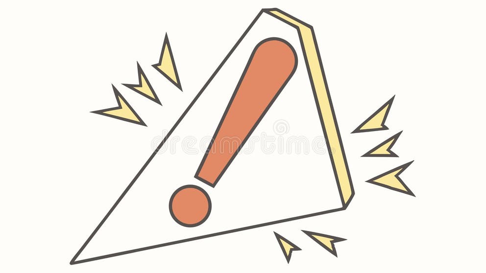 Yellow Warning Exclamation Mark Sign, Alert Symbol, Vector Design ...