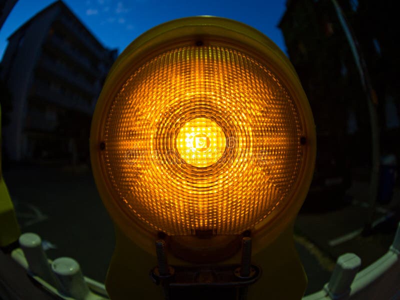 Yellow warning light stock photo. Image of slide, light - 97178472
