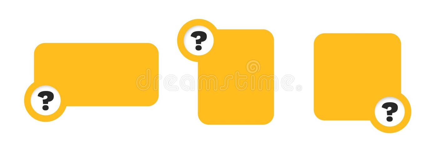 Question Mark Simple Frame Stock Illustrations – 550 Question Mark ...