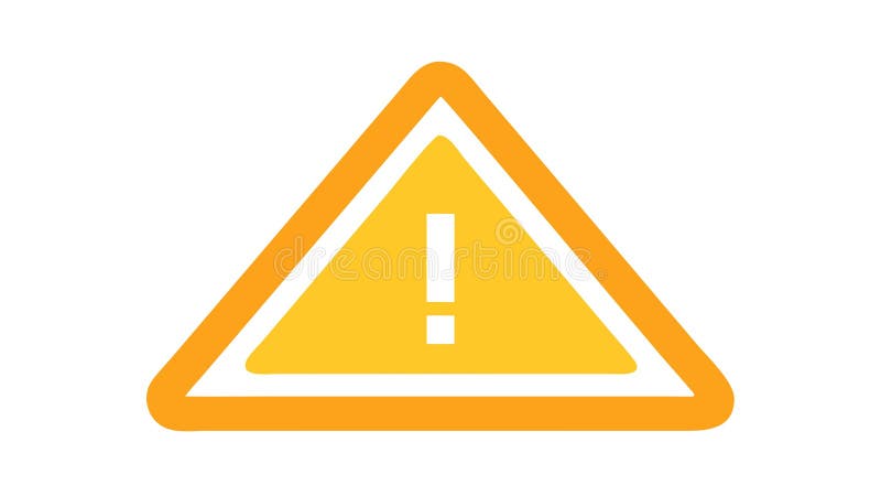 Yellow Warning Sign Attention Danger Hazard Icon, Vector Design ...