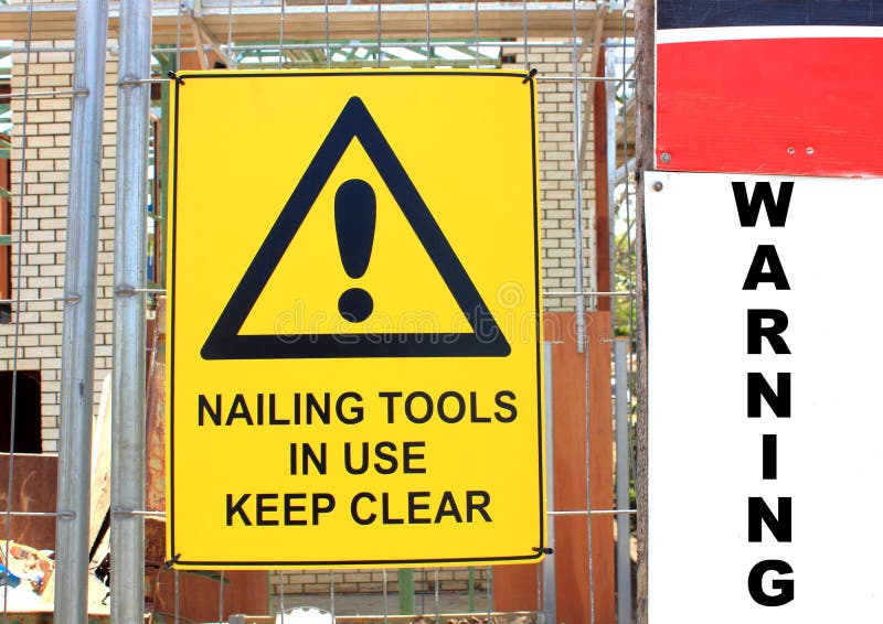 Yellow warning sign stock photo. Image of symbol, yellow - 35100792