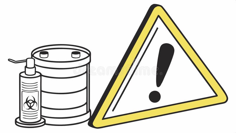 Yellow Warning Sign, Danger and Caution Symbol Vector Design Generative ...