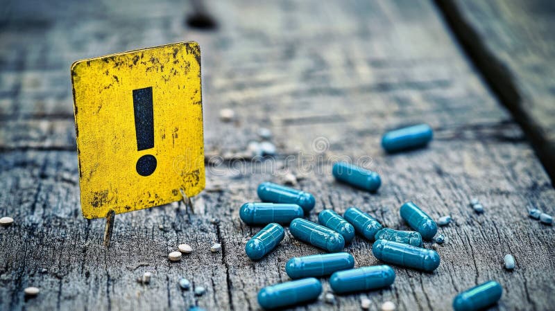 A Yellow Warning Sign Featuring an Exclamation Mark is Positioned in ...