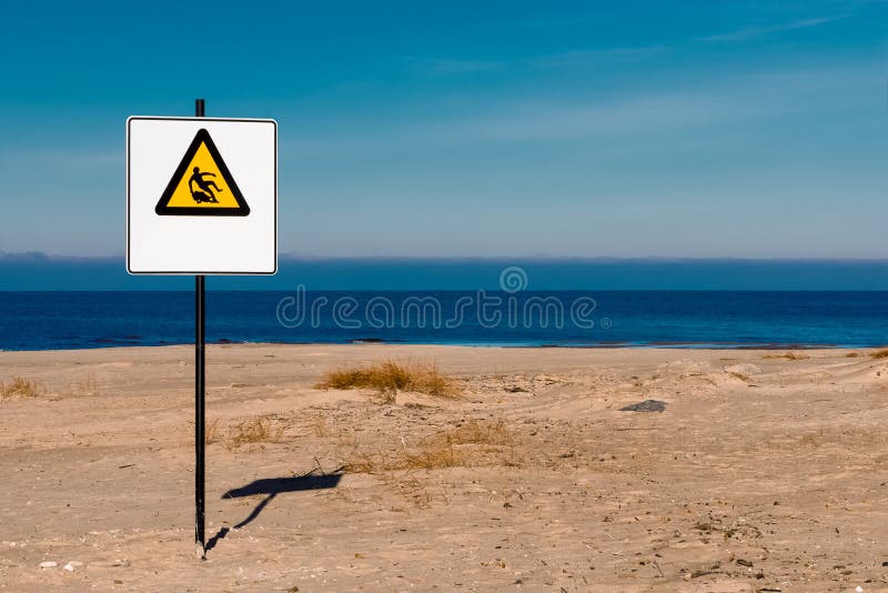 Yellow warning sign stock photo. Image of grass, attention - 88241398