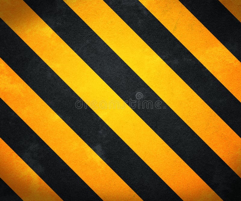 Yellow Warning Stripes Background Stock Illustration - Illustration of ...