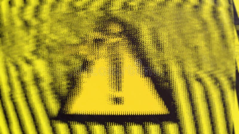 Caution Alert Signal Yellow Triangle Stock Footage & Videos - 150 Stock ...
