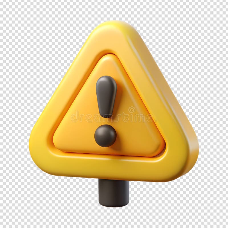 Warning. a Triangle with an Exclamation Mark. a Sign of Attracting ...