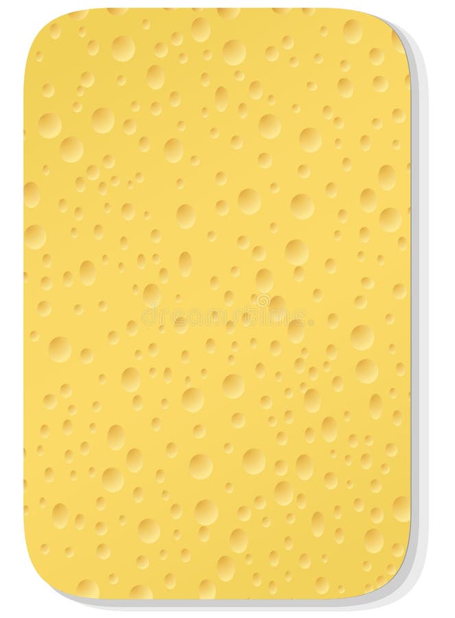 Soapy sponge stock vector. Illustration of peel, decontaminate - 15215340