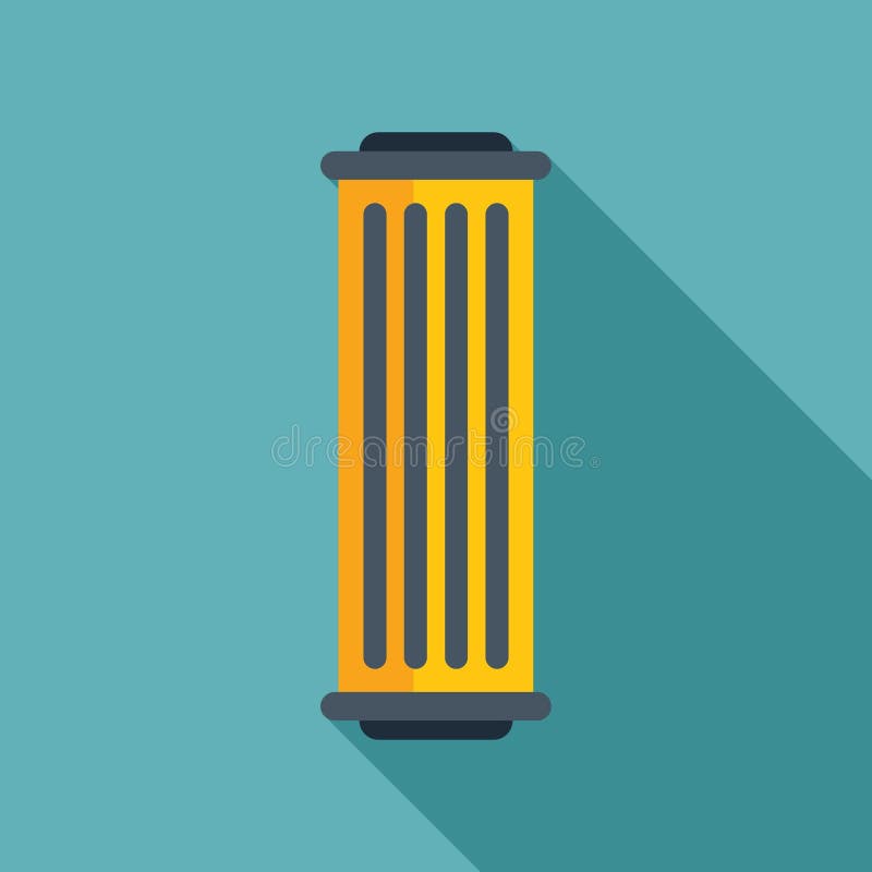 Yellow Water Filter Cartridge Purifying Water Stock Illustration ...