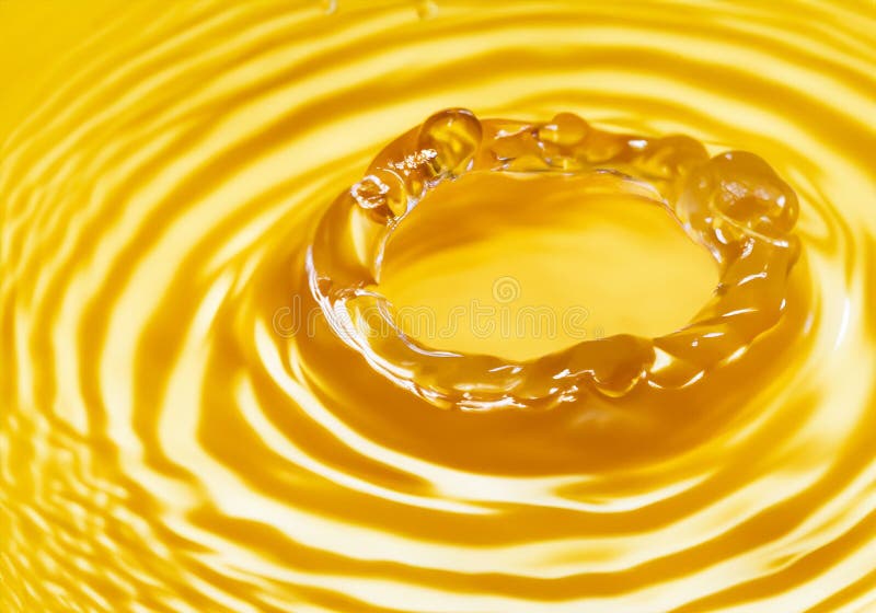Yellow water with ripples stock illustration. Illustration of ...