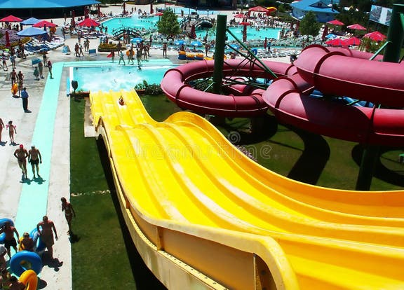 606 Blue Yellow Spiral Slide Mcdonalds Stock Photos - Free & Royalty ...