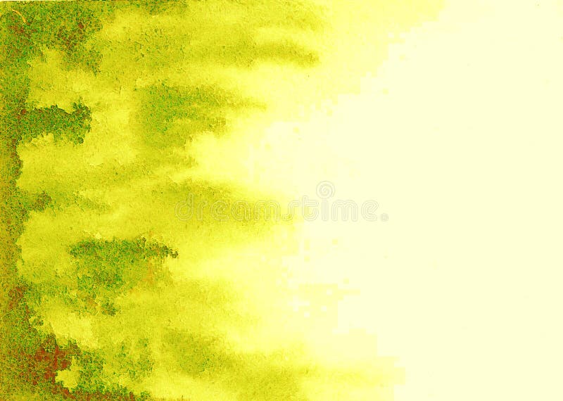 Yellow Watercolor Texture Streaks Stock Illustration - Illustration of ...