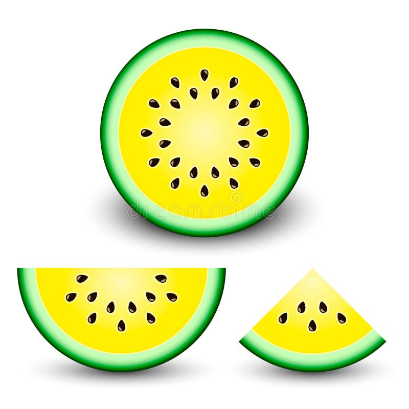 Watermelon Slice Sticker. Watermelon Vector Isolated Illustration Stock ...