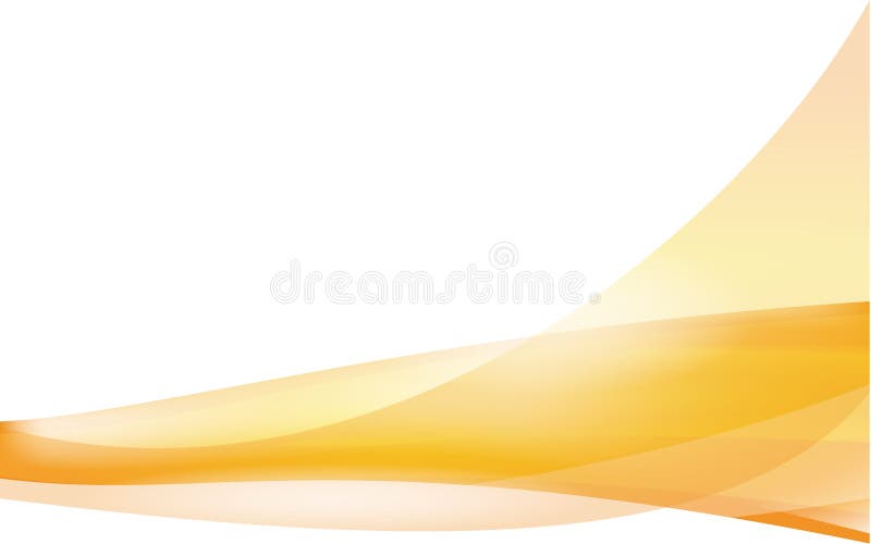The Yellow Wave Design Background Stock Vector - Illustration of swoosh ...