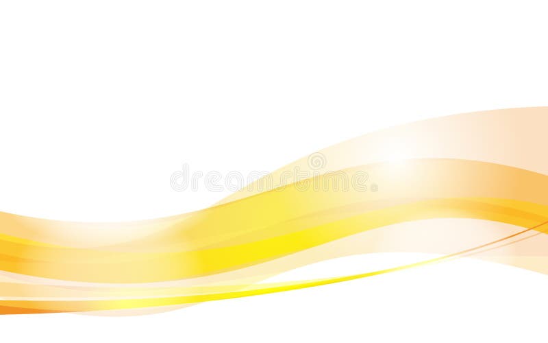 The Yellow Wave Design Background Stock Vector - Illustration of ...
