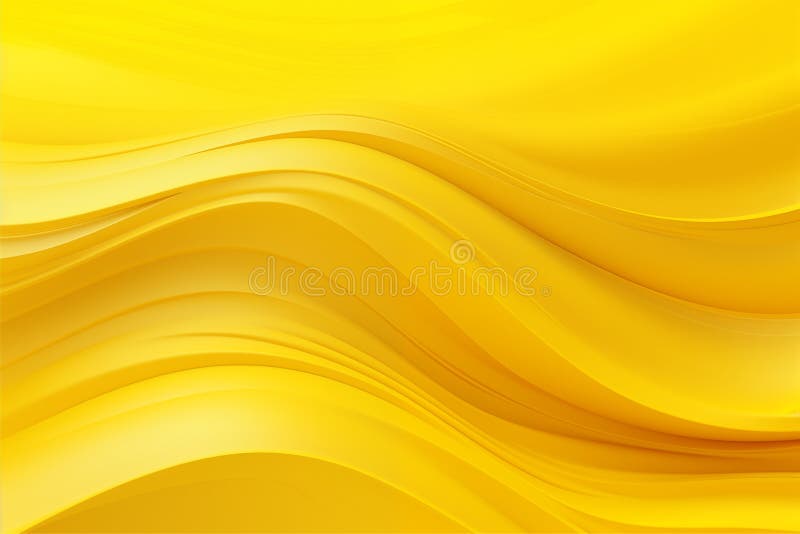 Yellow Wave Gradient Background. Curve Futuristic Banner Stock ...