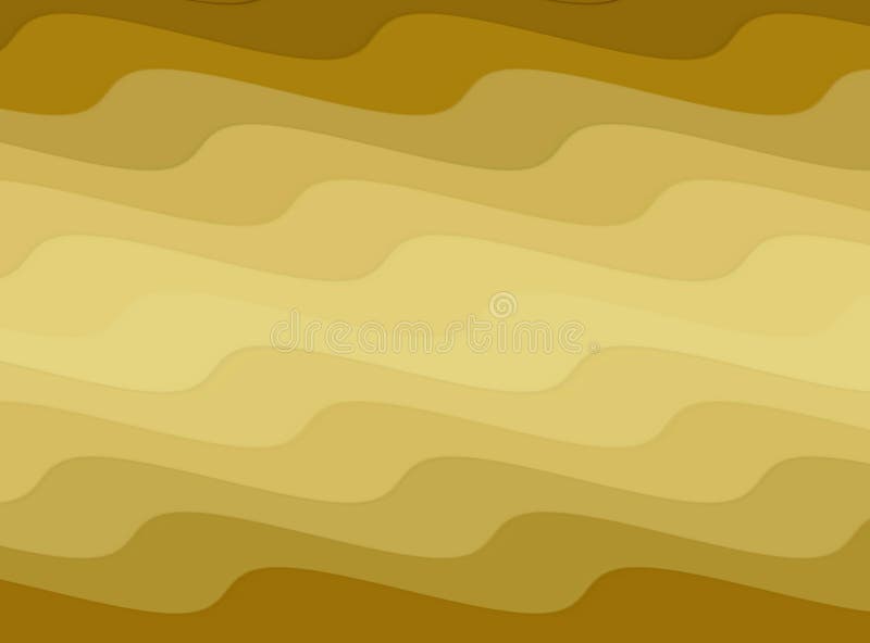 Yellow Wave Lines Backgrounds Stock Illustration - Illustration of line ...