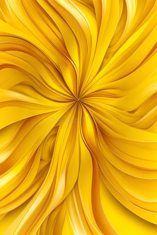 Yellow Waves Abstract Background, Vertical Composition Stock ...