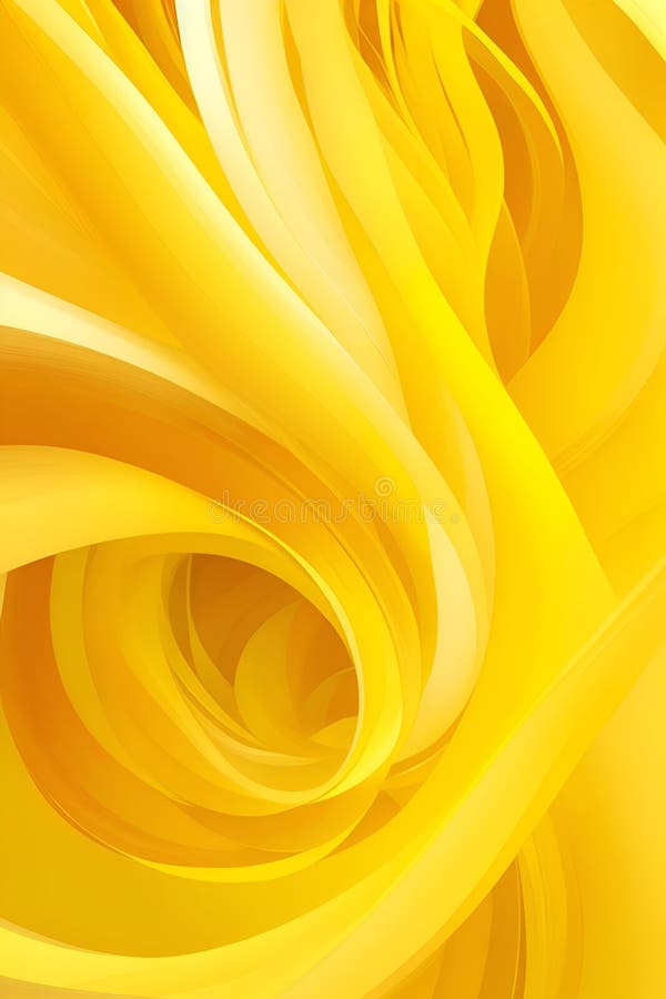 Yellow Waves Abstract Background, Vertical Composition Stock ...