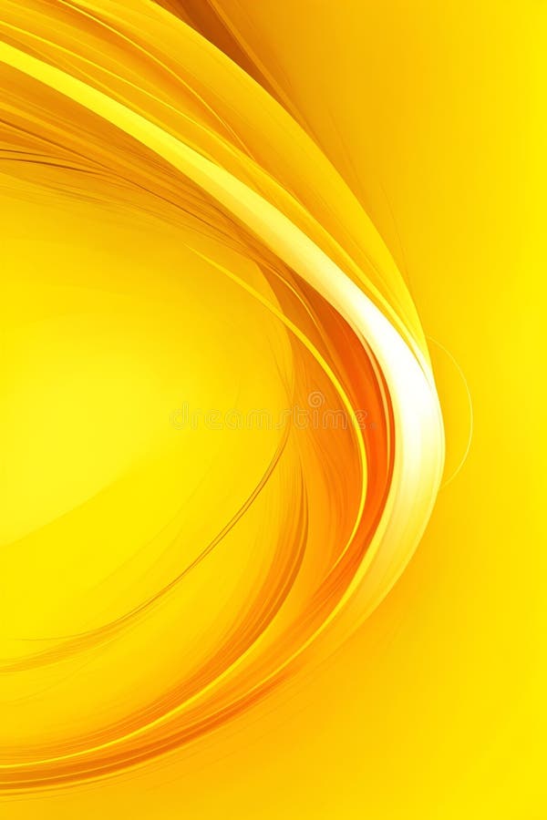 Yellow Waves Abstract Background, Vertical Composition Stock ...