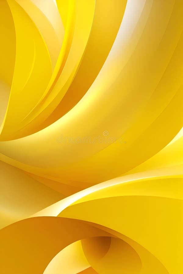 Yellow Waves Abstract Background Vertical Composition Stock