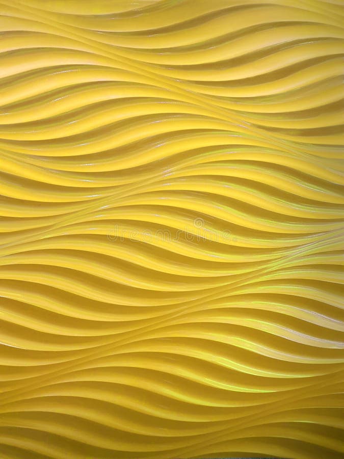 Yellow Wavy Textured Background Stock Illustration - Illustration of ...