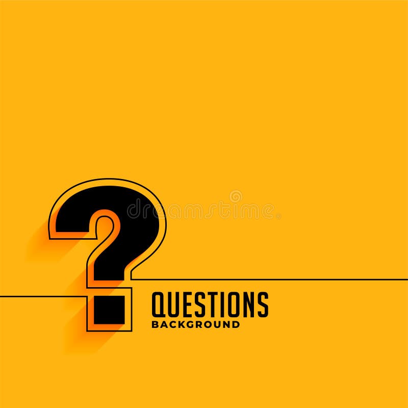 Yellow Web Help and Support Question Mark Template Stock Vector ...