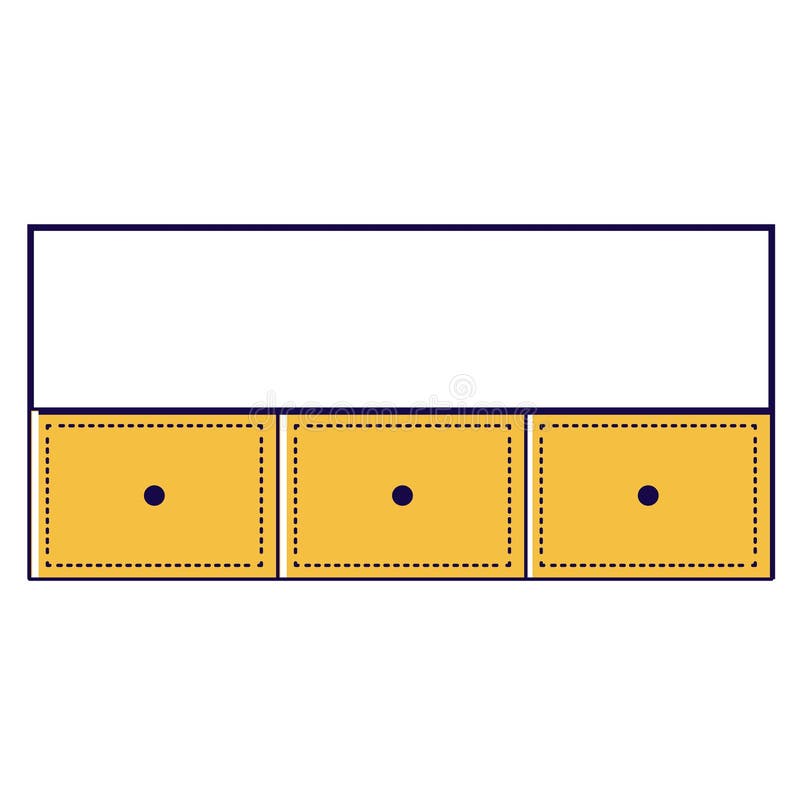 Yellow Website Banner with Stitched Border Design. Simple Header with ...