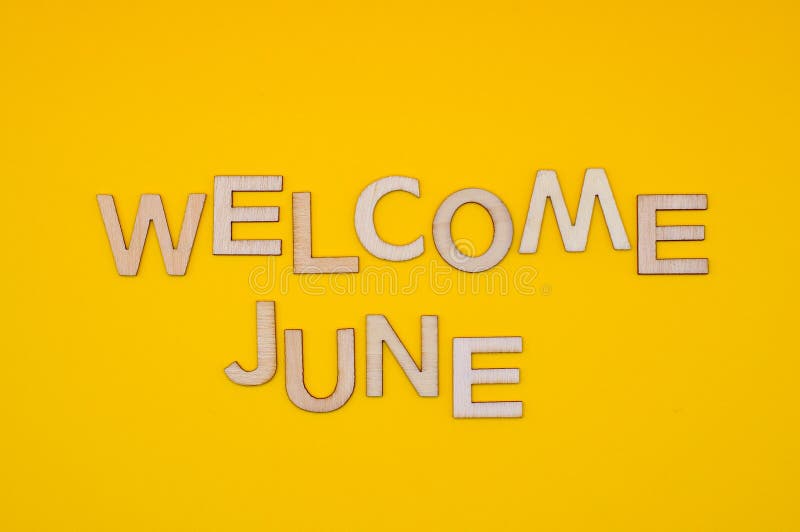 Yellow Welcome June Illustration Stock Photos - Free & Royalty-Free ...