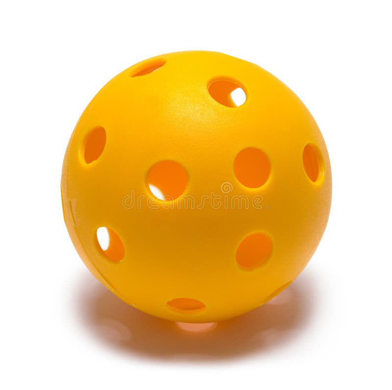 Yellow Whiffle Ball stock photo. Image of yellow, plastic - 347835212