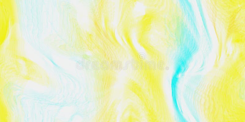 Yellow White Blue Color Streaks Background. Colored Smooth Blending ...