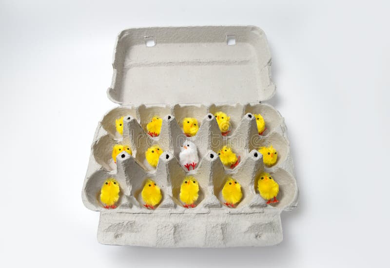 Yellow and White Chickens Decorations Stock Image - Image of decoration ...